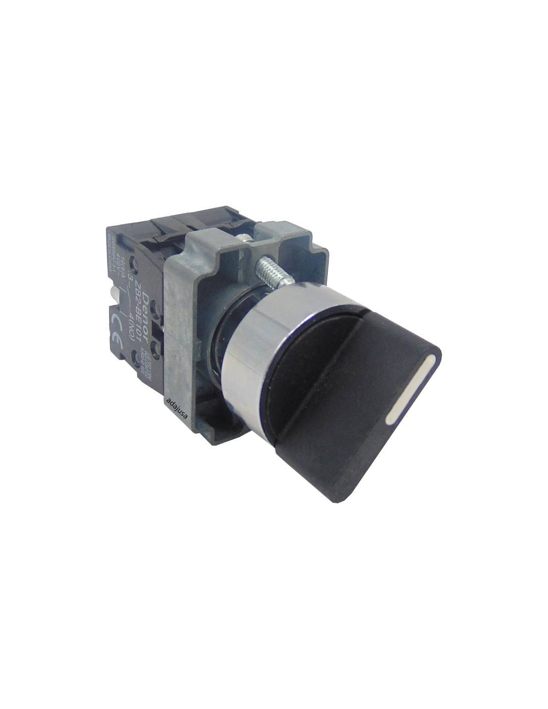 Selector conmutador eléctrico metálico 3 posiciones 22mm abierto | ADAJUSA | precio