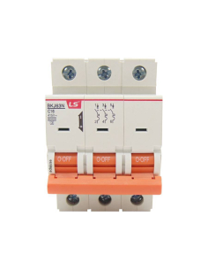 Three-phase MCB circuit breaker 3P poles curved C LG industrial systems ...