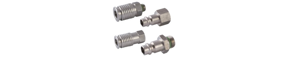 Wide variety of quick couplings and adapters in AISI 316L STAINLESS ...