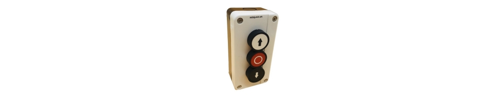 Boxes of pushbuttons and buttons already mounted, 3 elements | Price